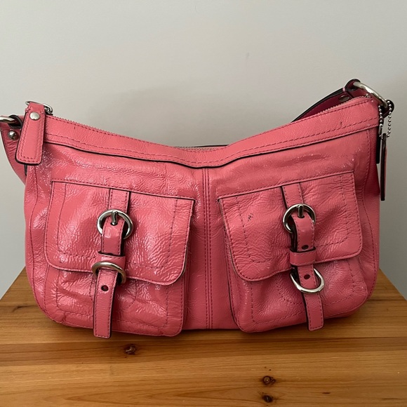 Coach | Bags | Coach Hot Pink Leather Purse | Poshmark